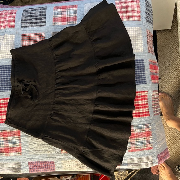 Allen Allen | Skirts | Allen Allen Black Mini Skirt | Poshmark